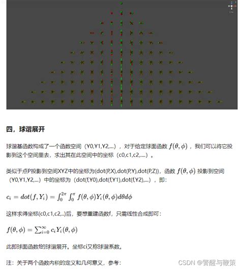 球谐光照，球谐函数介绍 csdn博客