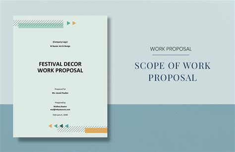 Scope Of Work Proposal Template 40 Ready To Use Scope Of Work