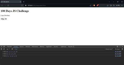 Day 30 Of A 100 Day Javascript Challenge Divyanshu Kashyap Posted On