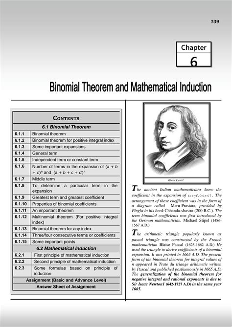 SOLUTION Binomial Theorem Mathematical Induction Studypool
