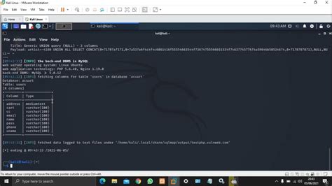 Cara Penetration Dengan Metode Sql Injection Dengan Kali Linux Youtube