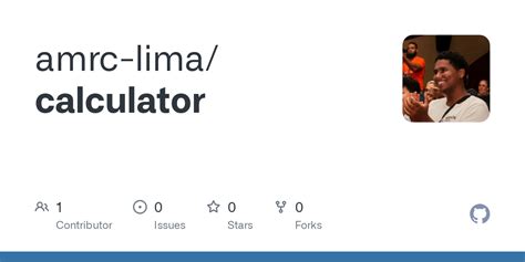Github Amrc Lima Calculator