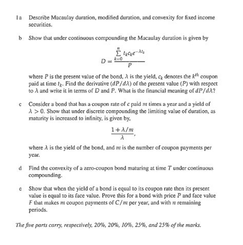 Macaulay Duration Vs Modified Duration India Dictionary