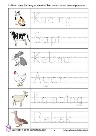 Lembar kerja anak tk paud – Artofit