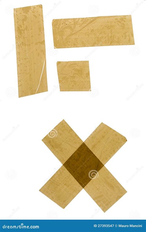 Adhesive Tape Strips Stock Image Image Of Collection 27393547