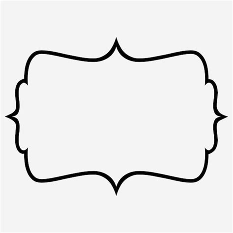 Premium Vector Frame Border Shape Element On Transparent Background