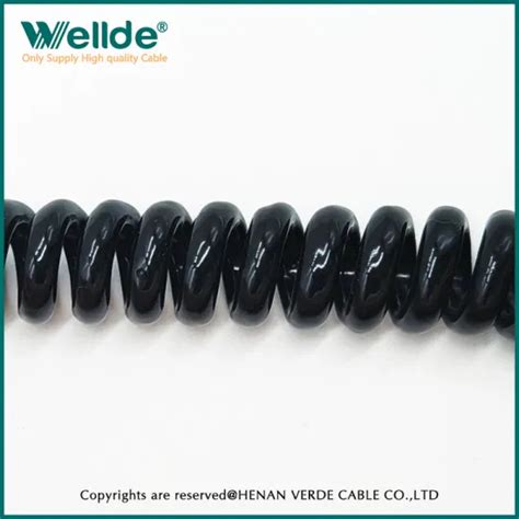 Low Price Braiding Shield Pur Spiral Cable Super Flexible Shielded