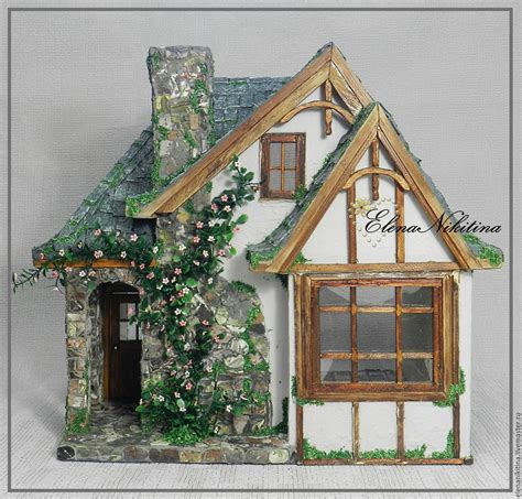 Кукольный дом ручной работы Дом с аркой без мебели Елена Никитина Сказочный Дом Интернет