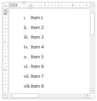 Lists In Rich Text Documents WinForms Controls DevExpress Documentation