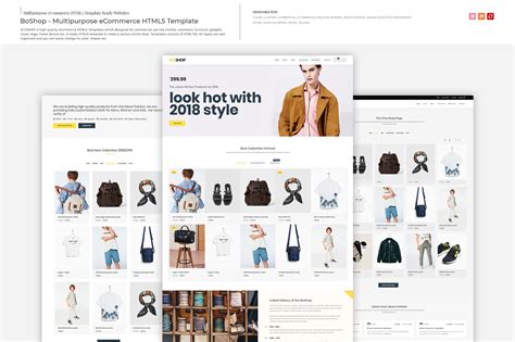 boshop multipurpose ecommerce html5 template