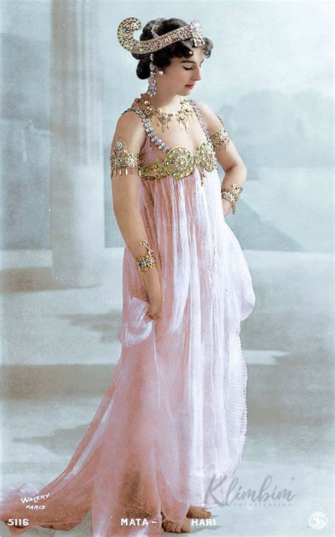 Mata Hari Fotos Coloridas Ícones Da Moda Moda Histórica