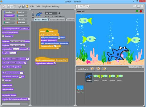 Cara Membuat Animasi Pada Scratch Pembuatan Game Pada Scratch