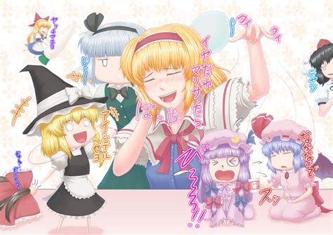 Nazal Alice Margatroid Hakurei Reimu Kirisame Marisa Konpaku Youmu