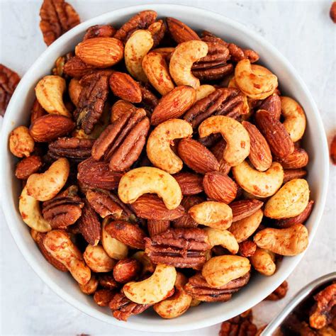 Mixed Roasted Nuts Sweet And Spicy Roasted Nuts