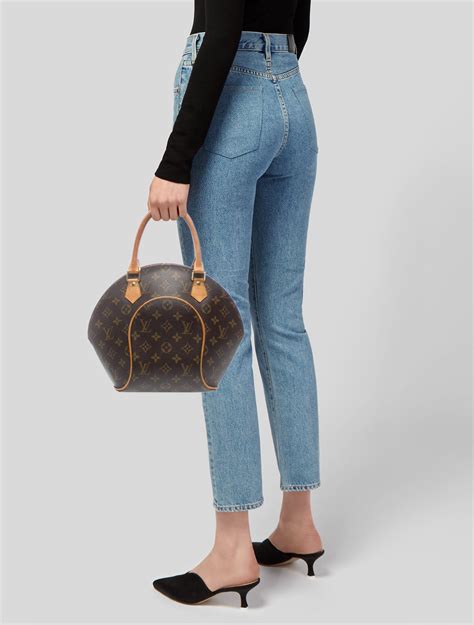 Louis Vuitton Lv Monogram Ellipse Pm Vintage Brown Handle Bags