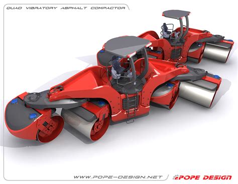 Super Duty Vibratory Asphalt Compactor On Behance