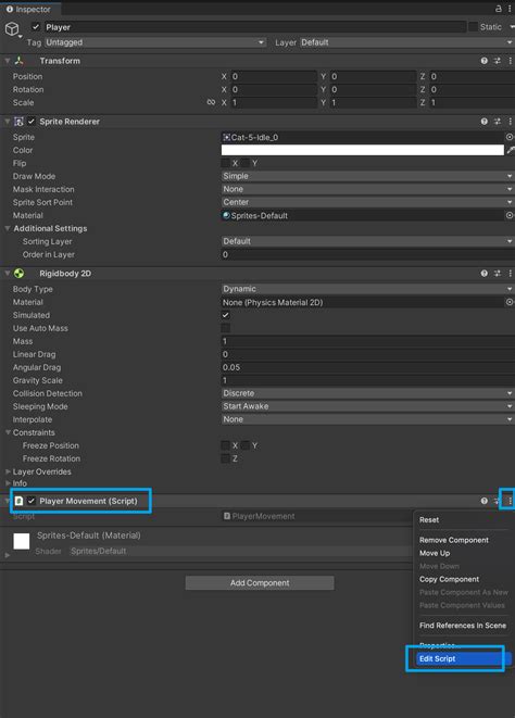 用几行代码和 unity 制作一只带动画的 2d 俯视角移动小猫咪 nólëbase