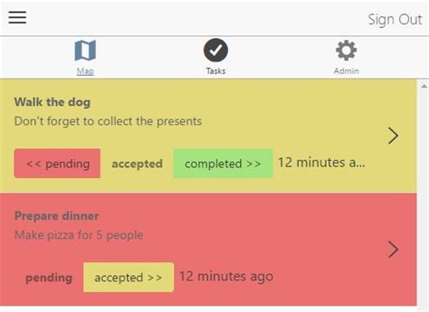 Lists UI Design For Task With Status Indication User Experience Stack Exchange