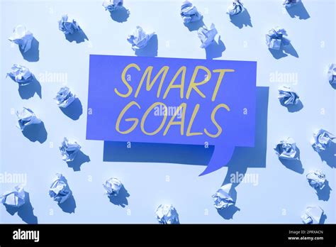 Conceptual Display Smart Goals Word For Mnemonic Used As A Basis For