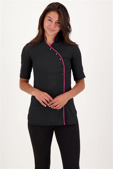 Shiva Sv Jasje Met Borduring Zwart Fuchsia Schoolkleding Webshop