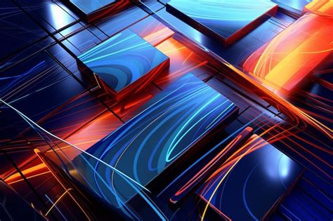 Premium Photo Discovering The Beauty Of Dynamic Squares Navigating