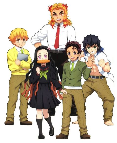 Kimetsu Academy Friend Anime Slayer Anime Anime Best Friends