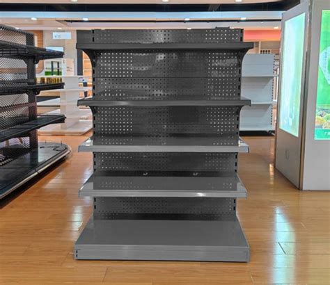 Cold Rolled Steel Retail Supermarket Shelving System With 30 80kglayer