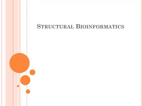 Ppt Structural Bioinformatics Powerpoint Presentation Free Download