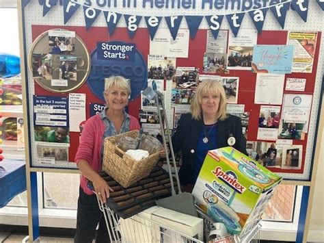 Amazing Support From The Tesco Community Team At Hemel Hempstead Tricia Glenister Supporting The