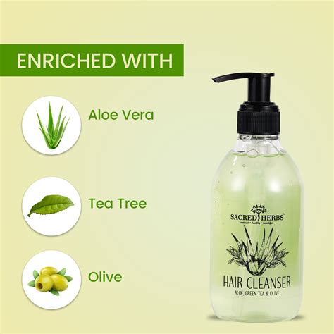Herbal Fusion Hair Cleanser Aloe Green Tea And Olive Sacred Herbs