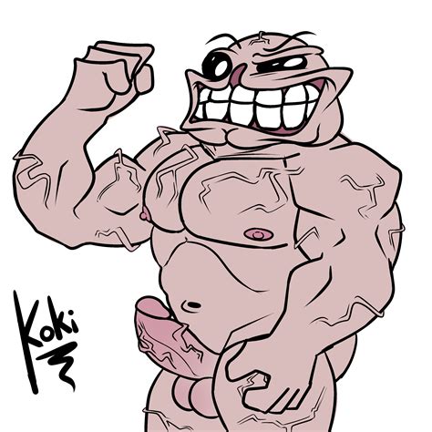 Rule 34 Cartoony Flexing Koki 1 Male Male Only Monstro Tboi