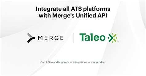 Oracle Taleo Api Integration Build And Ship Faster With Merge