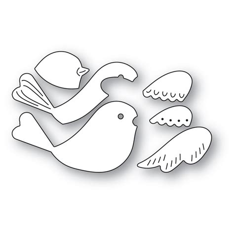 Poppystamps Nordic Bird Papercraft Maniac