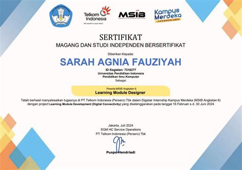 Msib Telkomindonesia Learningmoduledesigner Computerscienceeducation Internship