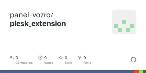 Github Panel Vozro Plesk Extension
