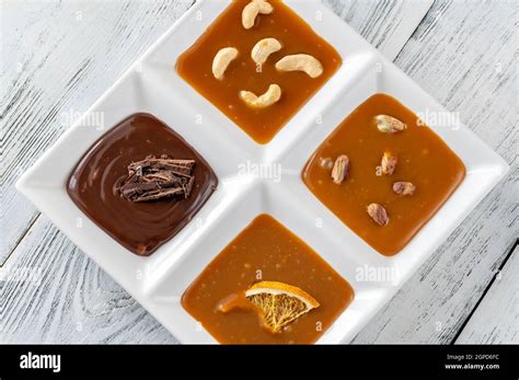 Assortment Of Caramel With Differents Kinds Of Caramel Stock Photo Alamy