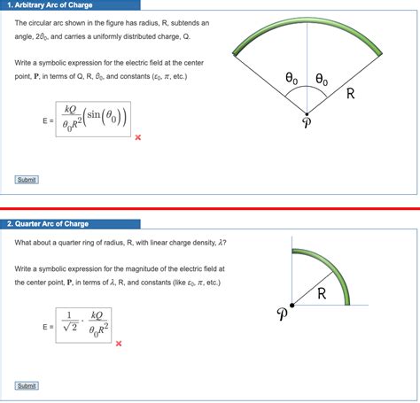 solved the circular arc shown in the figure has radius r