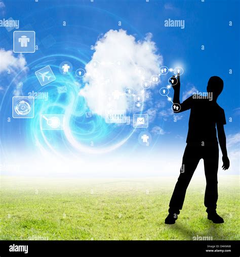 Cloud Computing Concept Stock Photo Alamy