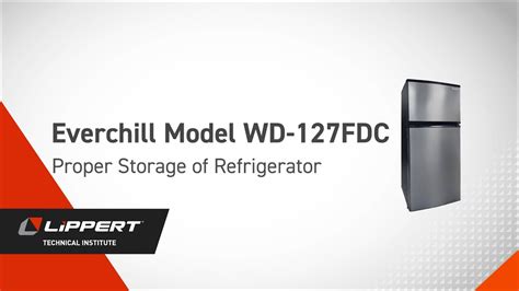 Proper Storage Of An Everchill Model Wd 127fdc Refrigerator V1 Youtube
