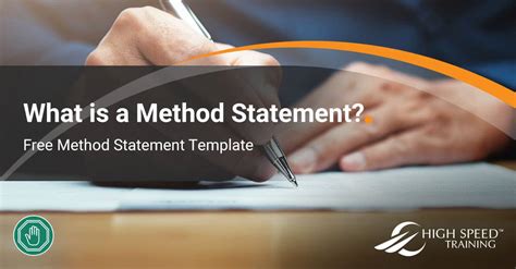 What Is A Method Statement At Bernice Astle Blog
