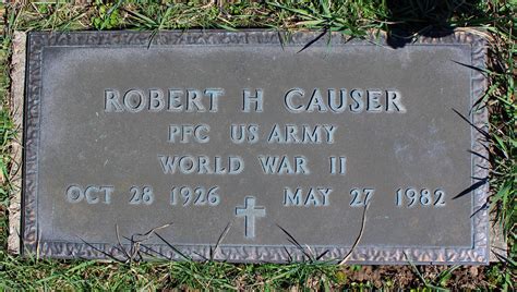 Robert H Causer 1926 1982 Find A Grave Memorial