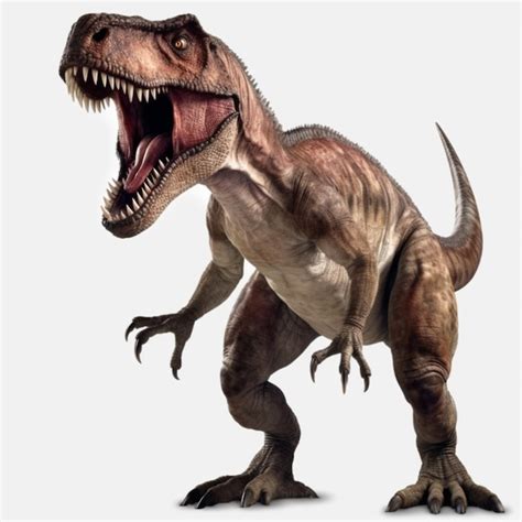 Un Gros Plan Dun Dinosaure Avec Sa Bouche Ouverte Et Sa Bouche Grande