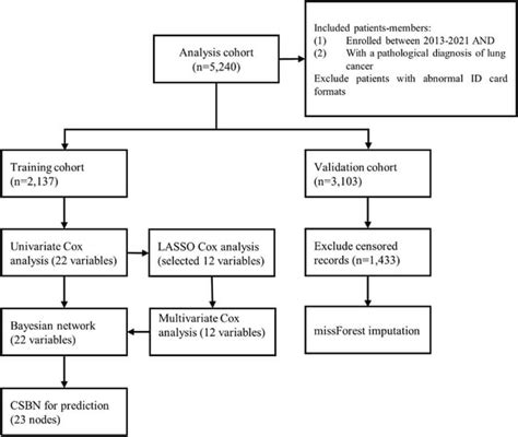 Predicting Lung Cancer Survival Prognosis Based On The Conditional Survival Bayesian Network