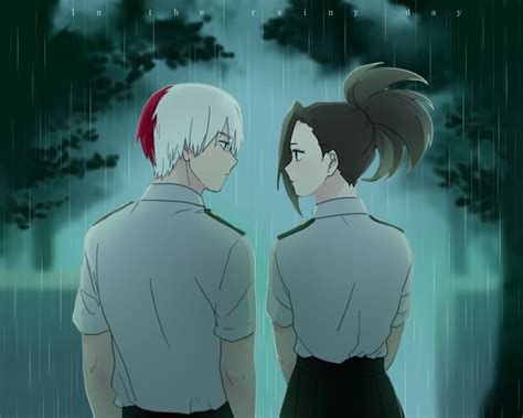 Todoroki Shouto X Momo Yaoyorozu Todomomo Twitter Sarantwtw Boku