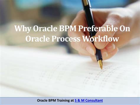 Ppt Why Oracle Bpm Preferable On Oracle Process Workflow Powerpoint