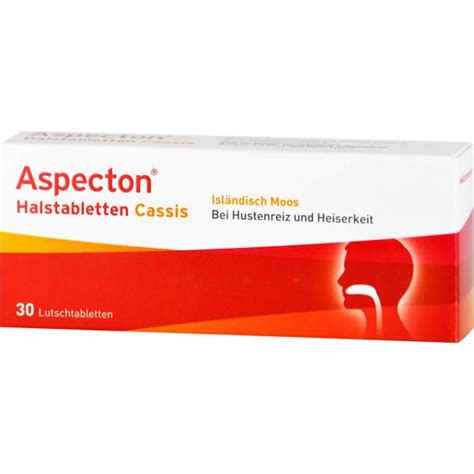 Aspecton Halstabletten Cassis Lutschtabletten 30 St Preisvergleich