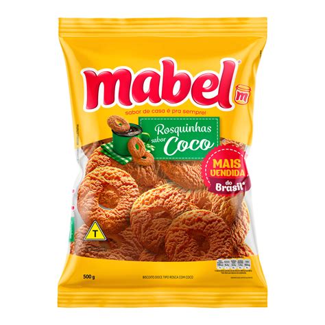 Mabel Biscoitos Rosquinhas Sabor Coco Rappi