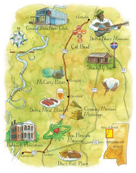 Mississippi Delta Map Delta Snapshot