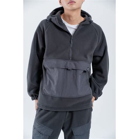 남자 츄리닝 트레이닝복 후리스 후드 반집업 폴라 플리스 아노락 조거 세트 트레이닝복 쿠팡