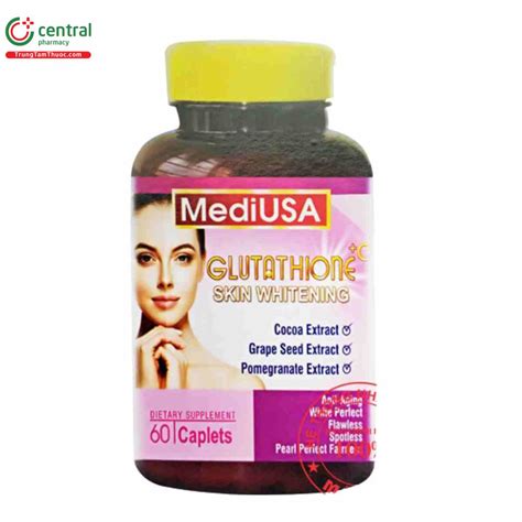 Thuốc Mediusa Glutathione Skin Whitening Giúp Trắng Da Giảm Lão Hóa